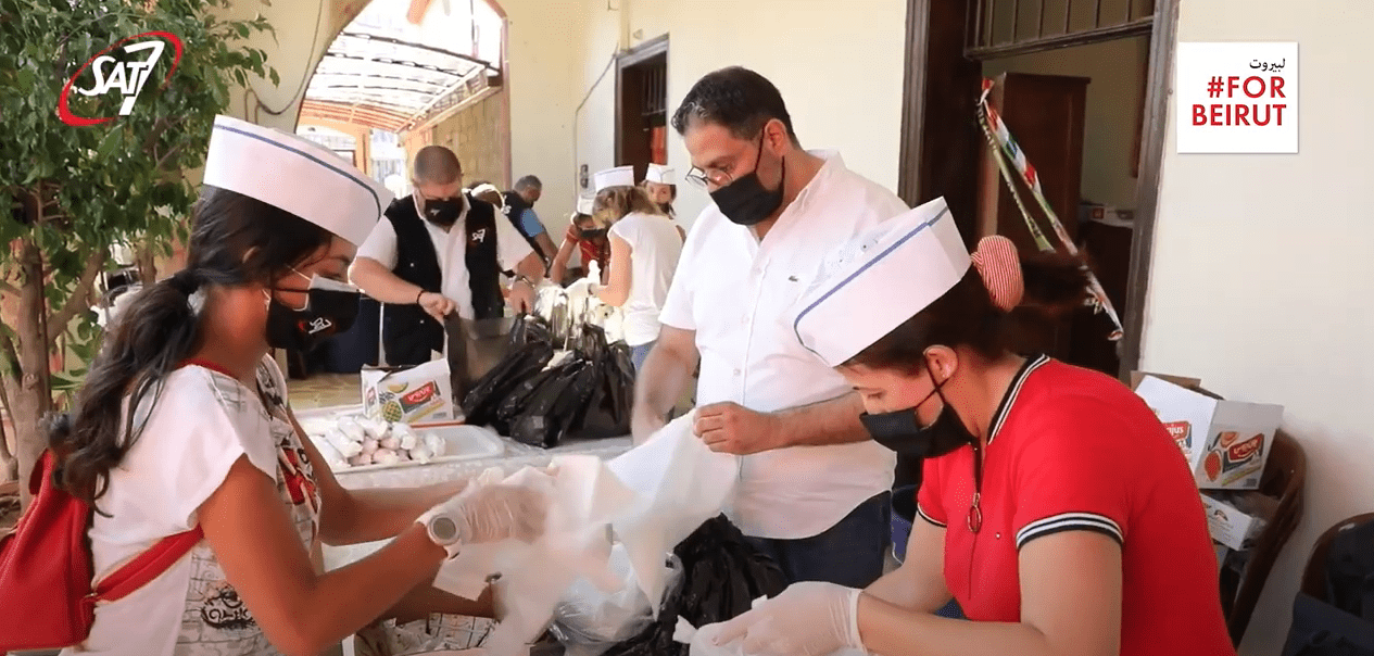 SAT-7 Stands With Beirut On Screen and on the Streets - SAT-7 TÜRK HABER